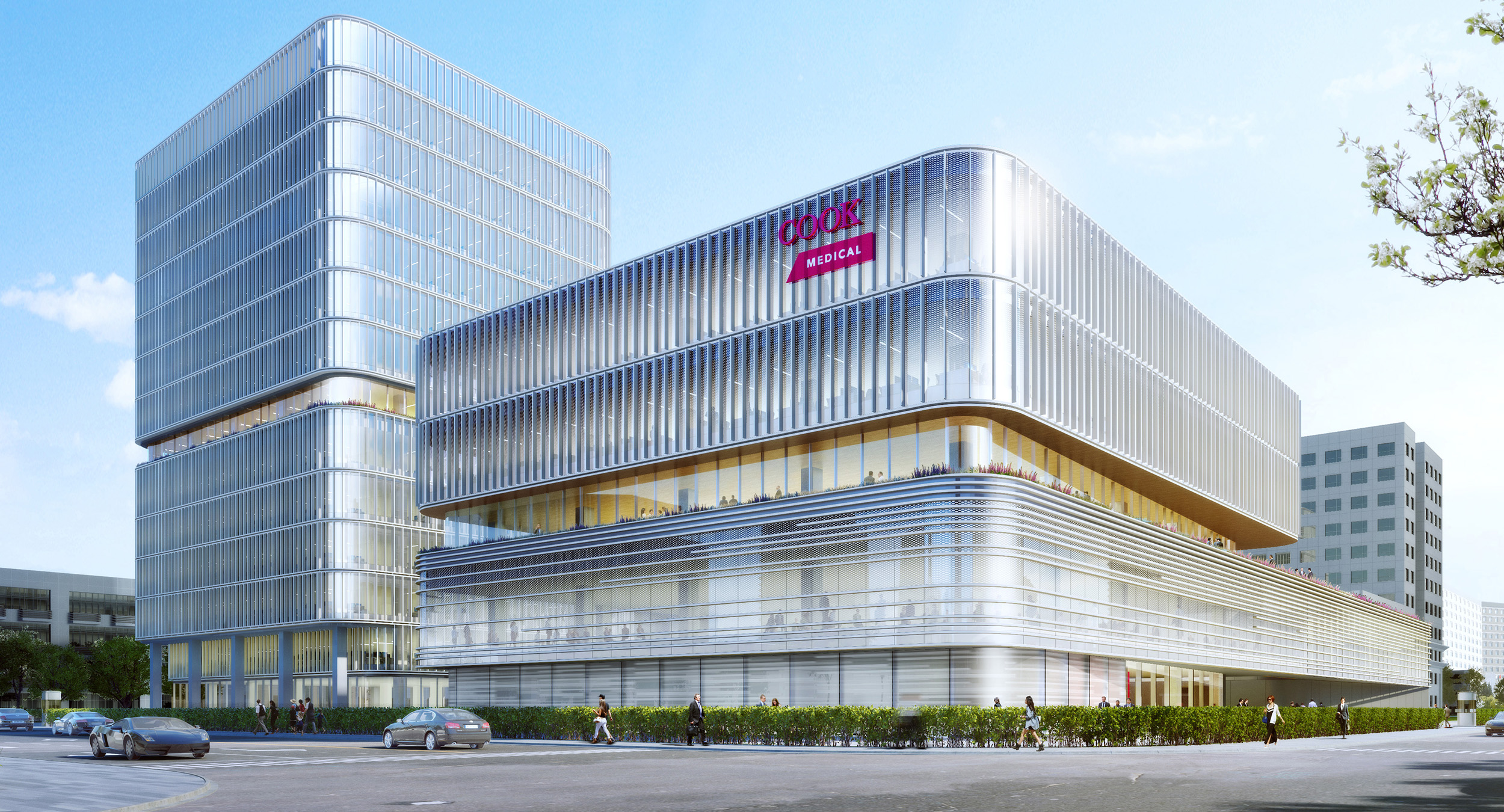 库克医疗近三万平米的亚太总部正式动工 | M Moser Associates