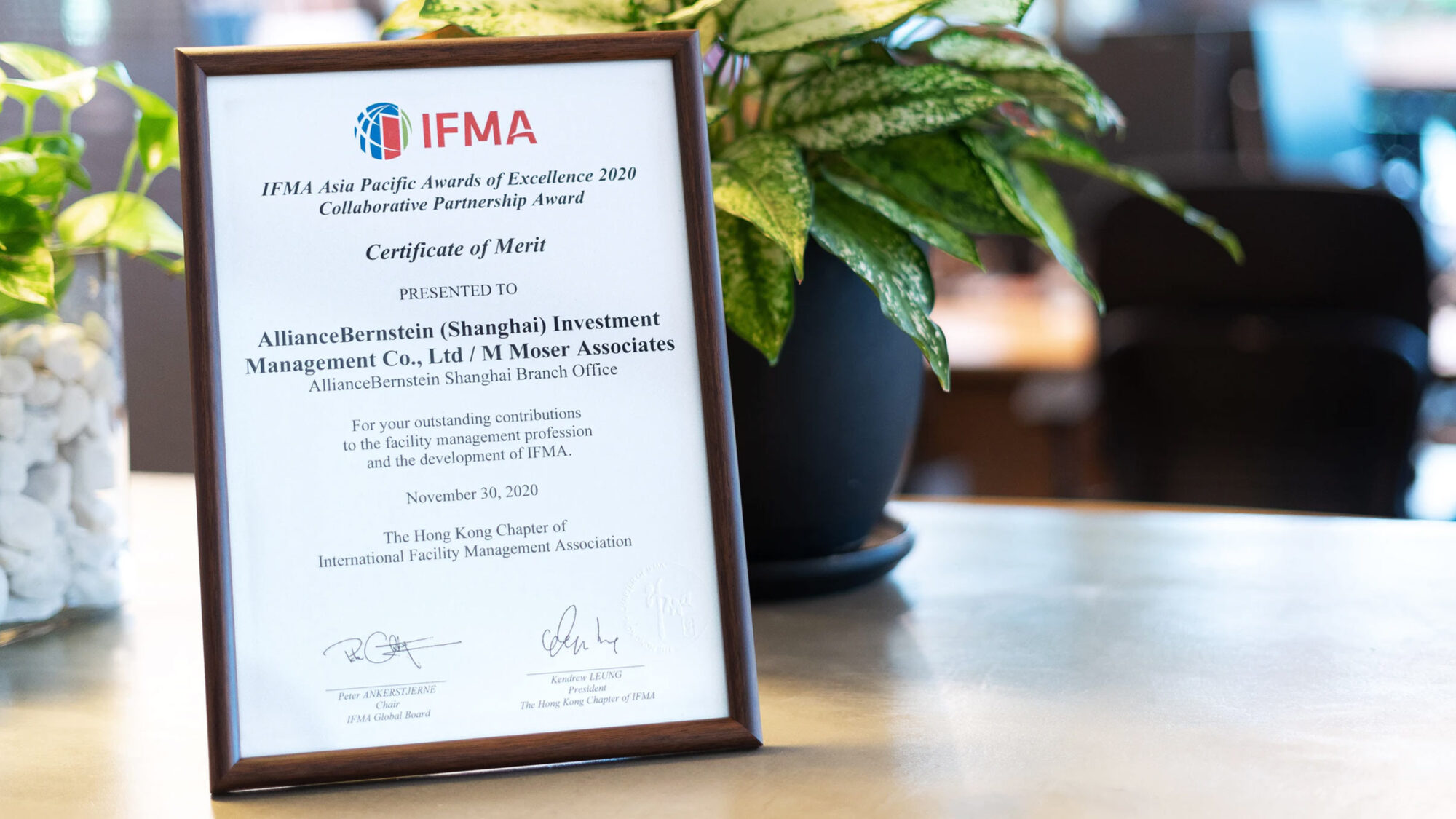 Our work with AllianceBerstein receives an IFMA Award | M Moser Associates
