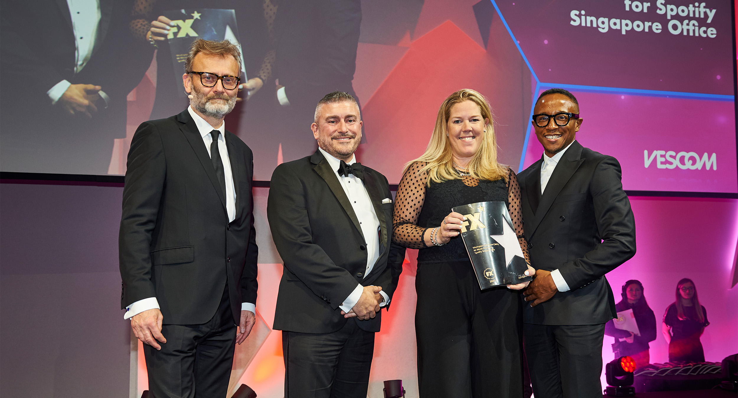 Our work with Spotify in Singapore wins an FX Award - M Moser Associates